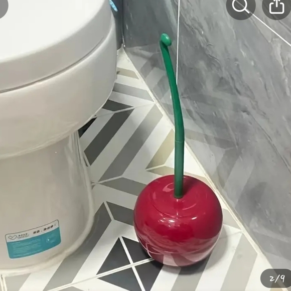 unbranded | Bath | Nwt Apple Toilet Brush With Holder | Poshmark